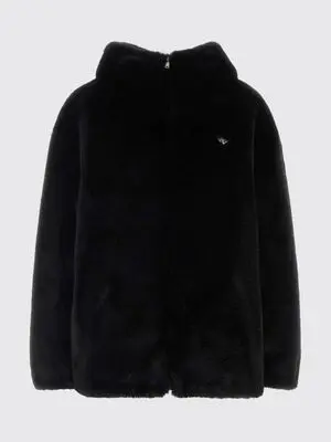 Prada Reversible Faux Fur Jacket - Black