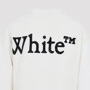 Off-White Bookish Shared Knit Crewneck - Multicolor