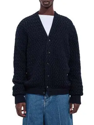 Bottega Veneta Cable-knit Wool Cardigan