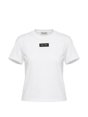 Miu Miu Cotton Jersey Knitwear - Multicolor