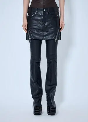 Rick Owens Bolan Banana Mini Skirt - Black