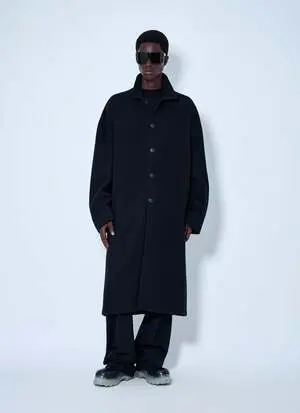 Rick Owens Buttoned Brad Coat