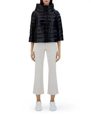 Herno Sofia Mini Hood With Ultralight Nylon Sleeves