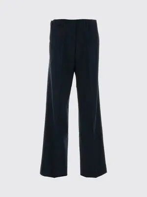 Miu Miu Classic Trousers In Extrafine Virgin Wool - Blue