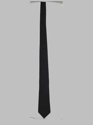 Giorgio Armani Cravatta In Pura Seta - Black