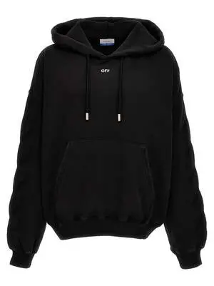 Off-White Matthew Cotton Hoodie - Gray