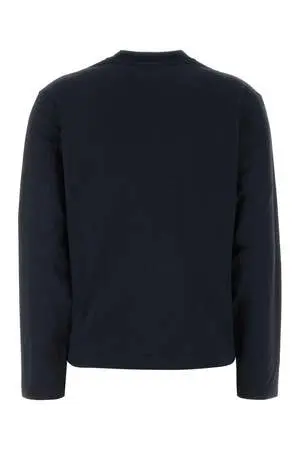 JIL SANDER Cotton Long Sleeve T-shirt - Blue