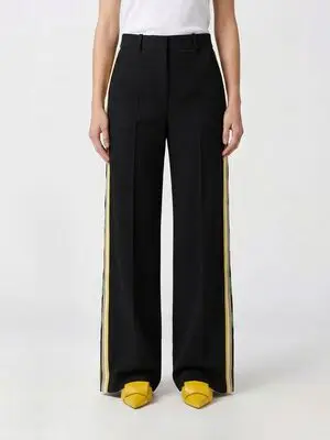 Loewe Wool Blend Palazzo Trousers - Black