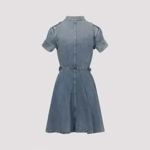 Alexander McQueen Denim Mini Dress