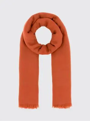 Max Mara Cotton Blend Scarf - Red