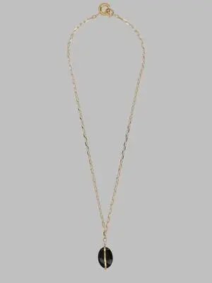 Isabel Marant Étoile Collana Con Pendente In Pietra - Black