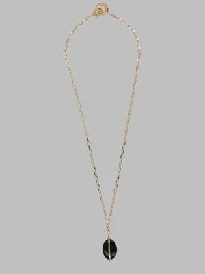 Isabel Marant Étoile Stone Pendant Necklace - Black