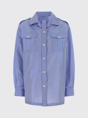 Prada Silk Taffeta Shirt - Blue
