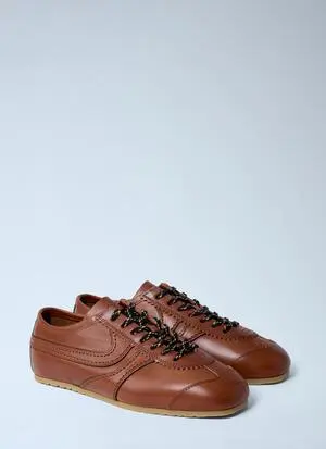 Dries Van Noten Suede Trimmed Sneakers