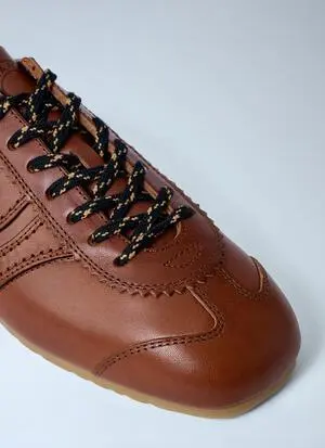 Dries Van Noten Suede Trimmed Sneakers