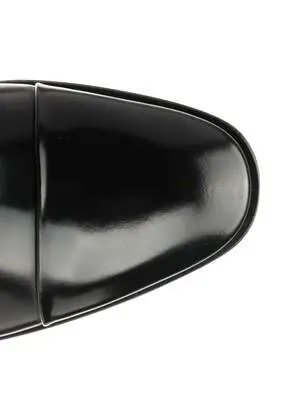 FERRAGAMO Leather Cap Toe Oxford Shoes