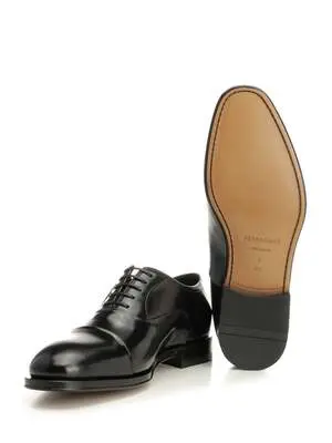 FERRAGAMO Leather Cap Toe Oxford Shoes