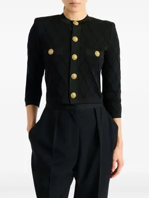 Balmain Cropped Cardigan