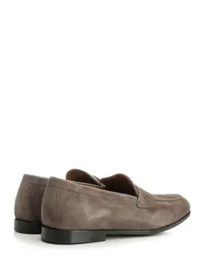 FERRAGAMO Tiberius Moccasin - Gray