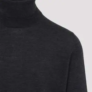 Brunello Cucinelli Brunelli Wool Cashmere Turtleneck - Gray