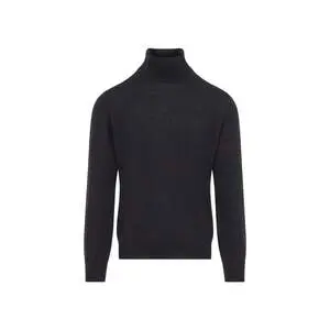 Brunello Cucinelli Brunelli Cucinelli Wool Cashmere Turtleneck Men Gray