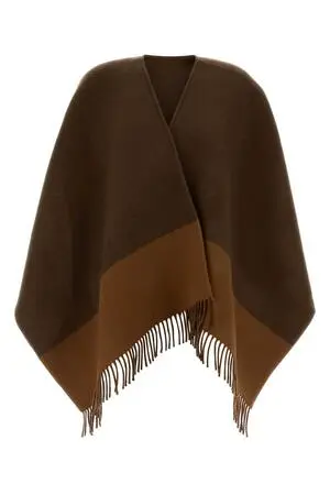 Gucci Wool Blend Cape - Brown