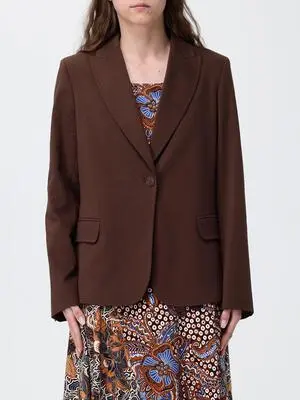 Max Mara Single-breasted Jersey Blazer - Brown