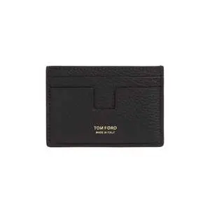 TOM FORD Leather Cards Holder - Black