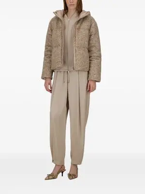 Herno Bouclé Short Down Jacket - Multicolor