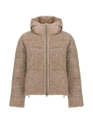 Herno Bouclé Short Down Jacket - Multicolor