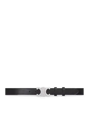 Celine Triomphe Belt In Vintage Calfskin - Multicolor