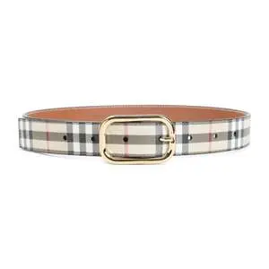 Burberry Check Belt - Multicolor