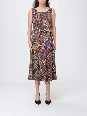 Max Mara Pausa Midi Dress In Printed Jersey