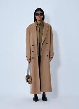 Saint Laurent Brushed Cashmere-and-wool-blend Coat