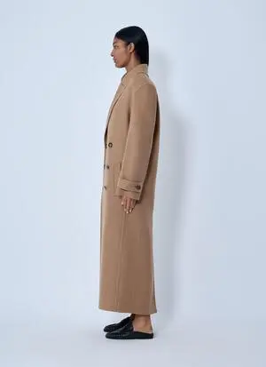 Saint Laurent Brushed Cashmere-and-wool-blend Coat