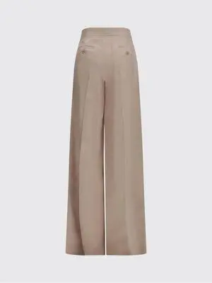 Max Mara Taffeta Palazzo Trousers - Brown