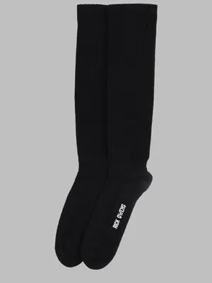 Rick Owens Calzini Con Logo - Black