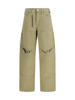 Alexander Wang Zip Carpenter Pants - Green