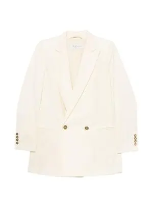 Max Mara Wool Double-breasted Jacket - Multicolor
