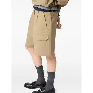 Miu Miu Neutrals Shorts Tailored Shorts