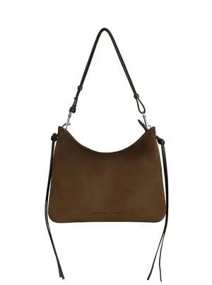 Phoebe Philo Khaki Suede Gig Bag - Yellow