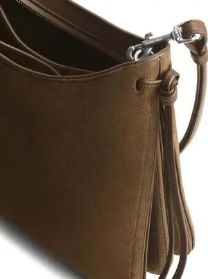 Phoebe Philo Khaki Suede Gig Bag