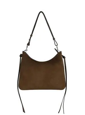 Phoebe Philo Khaki Suede Gig Bag - Yellow
