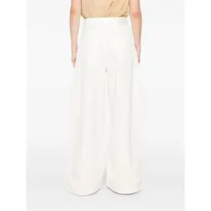 Sportmax Denim Wide-leg Jeans - White