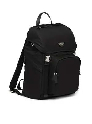 Prada Backpack In Re-nylon And Saffiano Leather