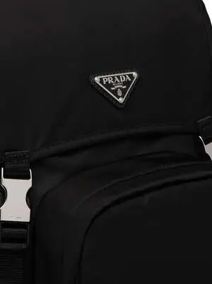 Prada Backpack In Re-nylon And Saffiano Leather