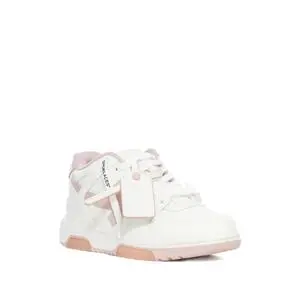 Off-White Leather Lace-up Trainers - White