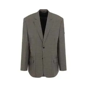 Balenciaga Balenciaga Washed Jacket Men Brown