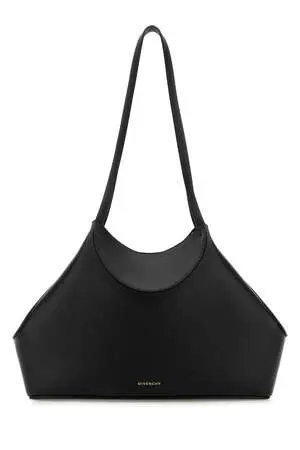 Givenchy Leather Small Facet Shoulder Bag - Black