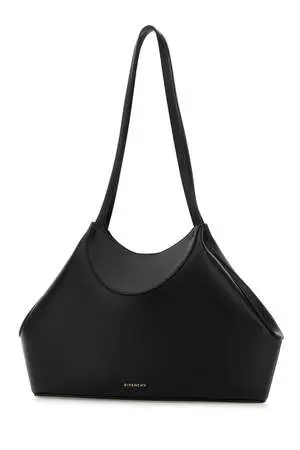 Givenchy Leather Small Facet Shoulder Bag - Black